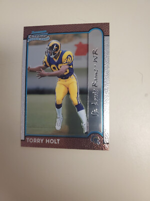 1999 Bowman Chrome Rookie Card Torry Holt RC Rams #174 | eBay
