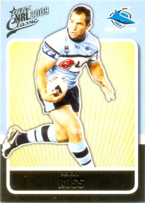 2009 Select NRL Classic Common Card 50 Ben Ross - Cronulla Sharks | eBay