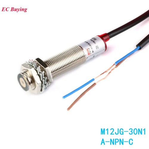 M12 Laser Photoelectric Switch NPN Sensor DC 20m Distance NC Waterproof ...
