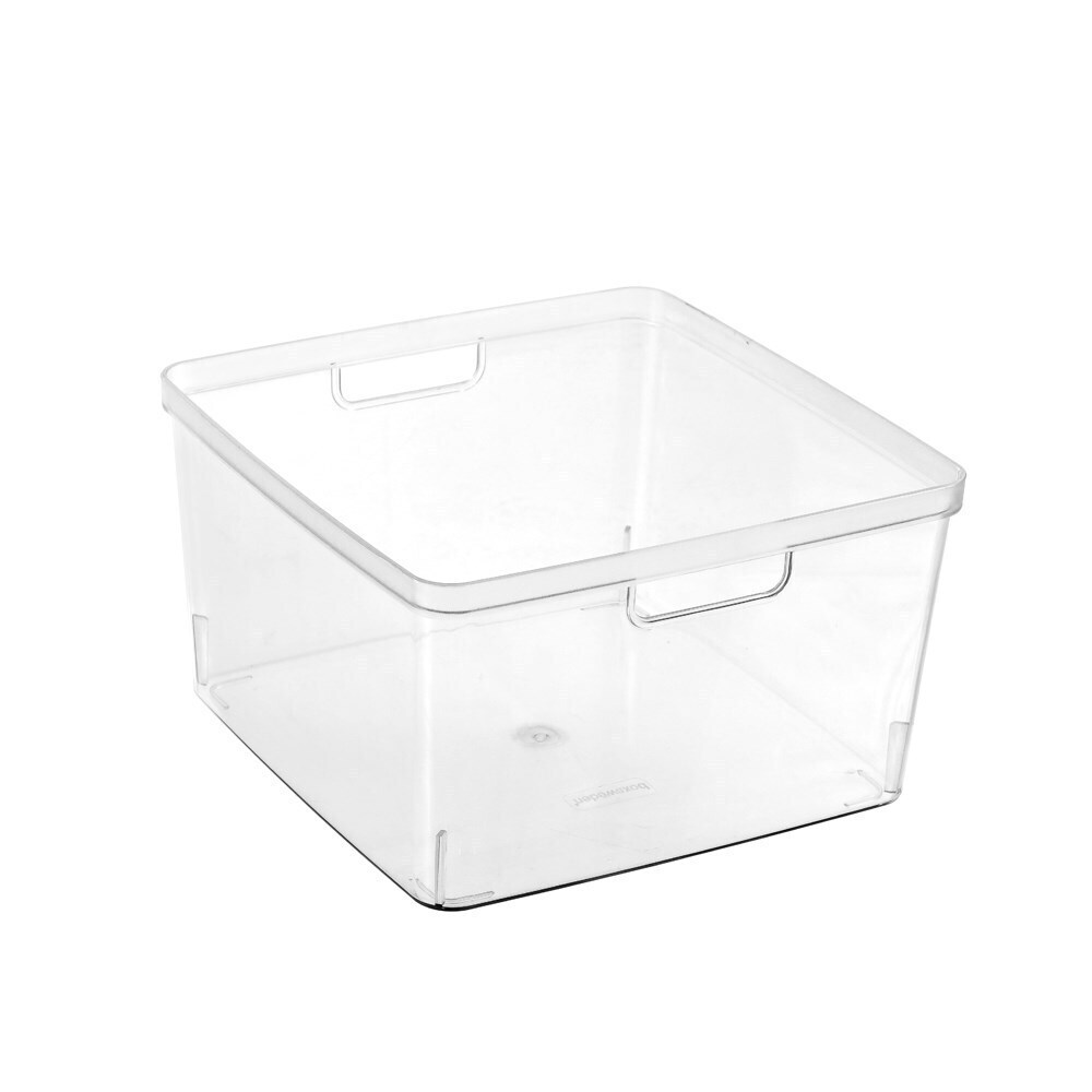 3x Boxsweden Crystal 10L Sort Container 26.5cm w/ Handle Storage ...