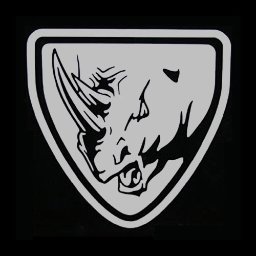 Yamaha Rhino Head with Shield Vinyl Decal Sticker Solid Design #2 ...