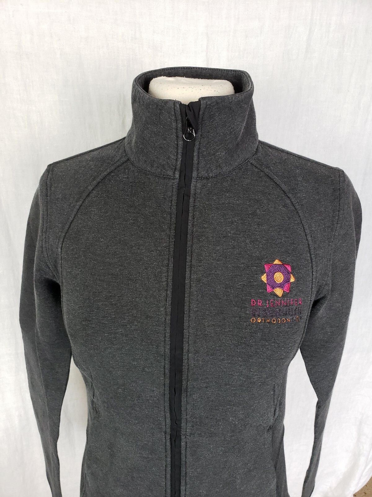 EUC Lululemon Insculpt Jacket Full Zip Womens Size 8 Heathered Black ...