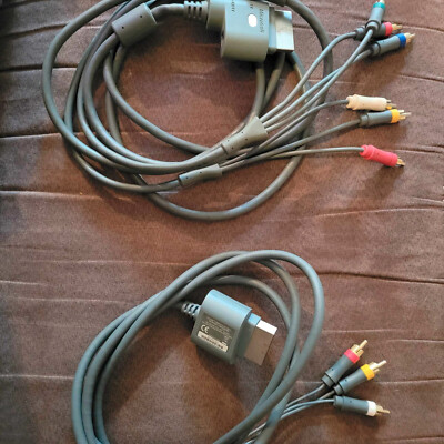 Xbox 360 Component AV (Audio/Visual) Cables (HD and Standard ...