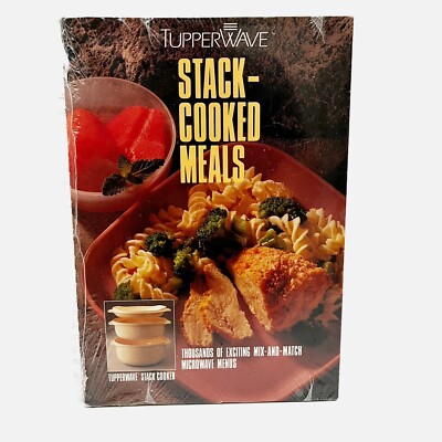 TUPPERWARE NEW VINTAGE STACK COOK MEALS RECIPE BOOK #33409 Sealed | eBay