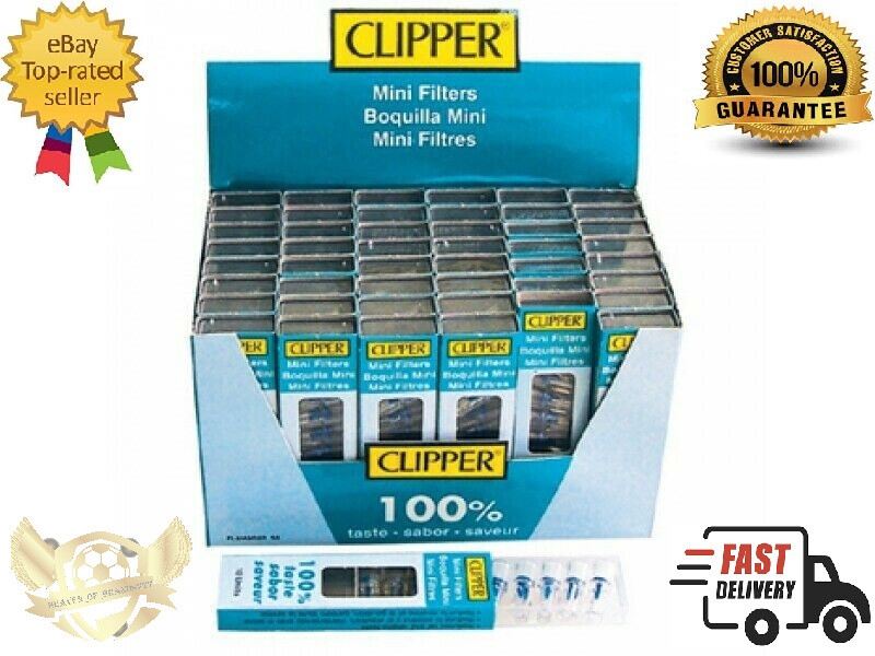 Clipper Mini Cigarette Filters 48 Packs Of 10 Total 480 (1 Full Box) | eBay