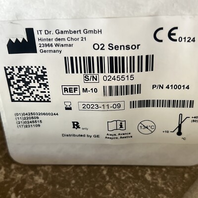 GE/Datex ohmeda O2 Original Sensor Datex-Ohmeda M- 10 | eBay