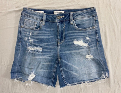 Vigoss 'Marley' Destroyed Stretch Denim Jean Shorts. Perfectly Broken ...