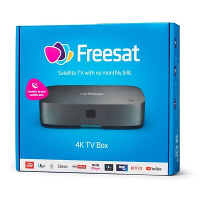 Freesat UHD-X Smart 4K Ultra HD Digital Satellite TV Set Top Box ...