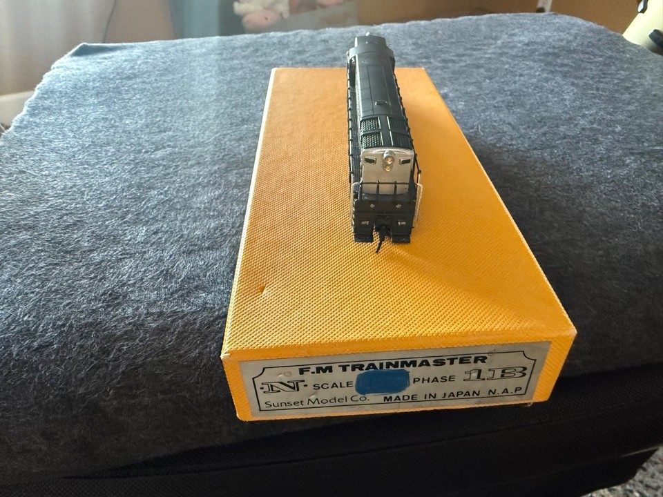 Sunset Models N Scale FM Trainmaster Phase 1B Brass Locomotive ...