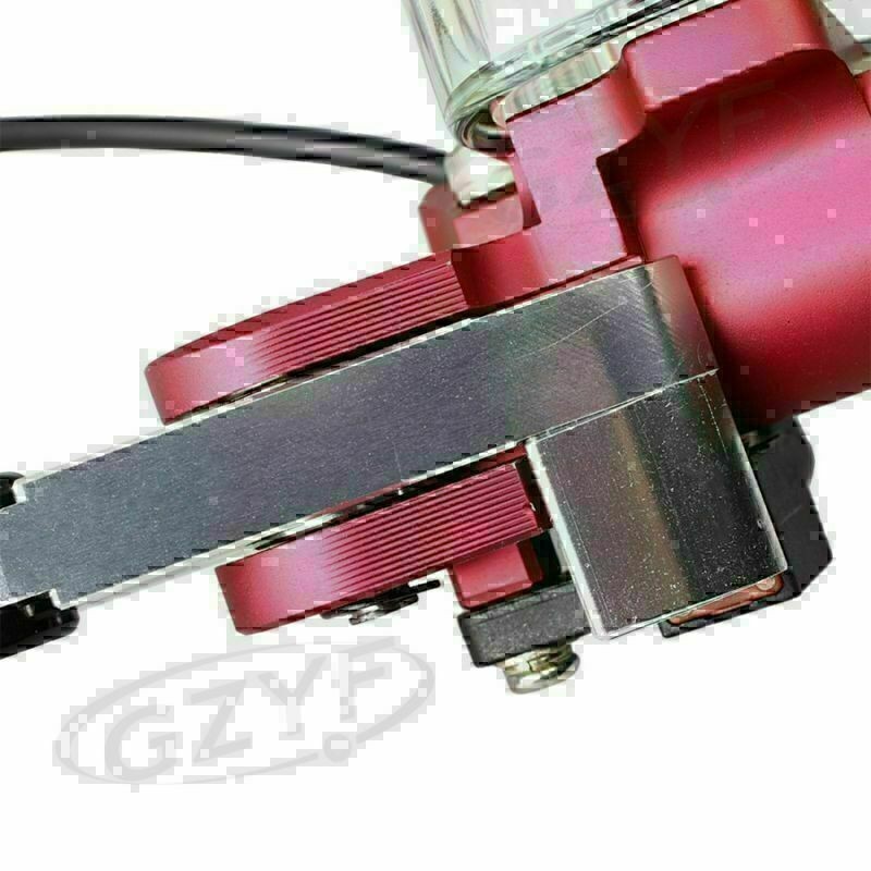 17mm Right 7/8" Brake Master Cylinder Clutch Fluid Reservoir Levers Red ...