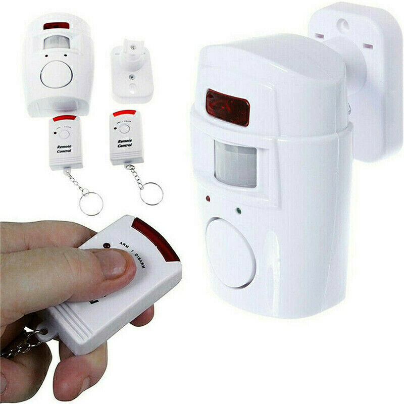 Wireless PIR Bewegungsmelder Alarm Haus Alarmanlage Sirene mit 2 ...
