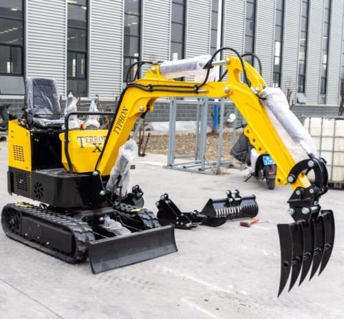 Mini Excavator Attachment Rake 19in Hooks Tool For 1 ton Diggers ...