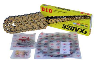 Yamaha YFZ 350 Banshee - DID Kettensatz chain kit VX3 520 G&B gold ...