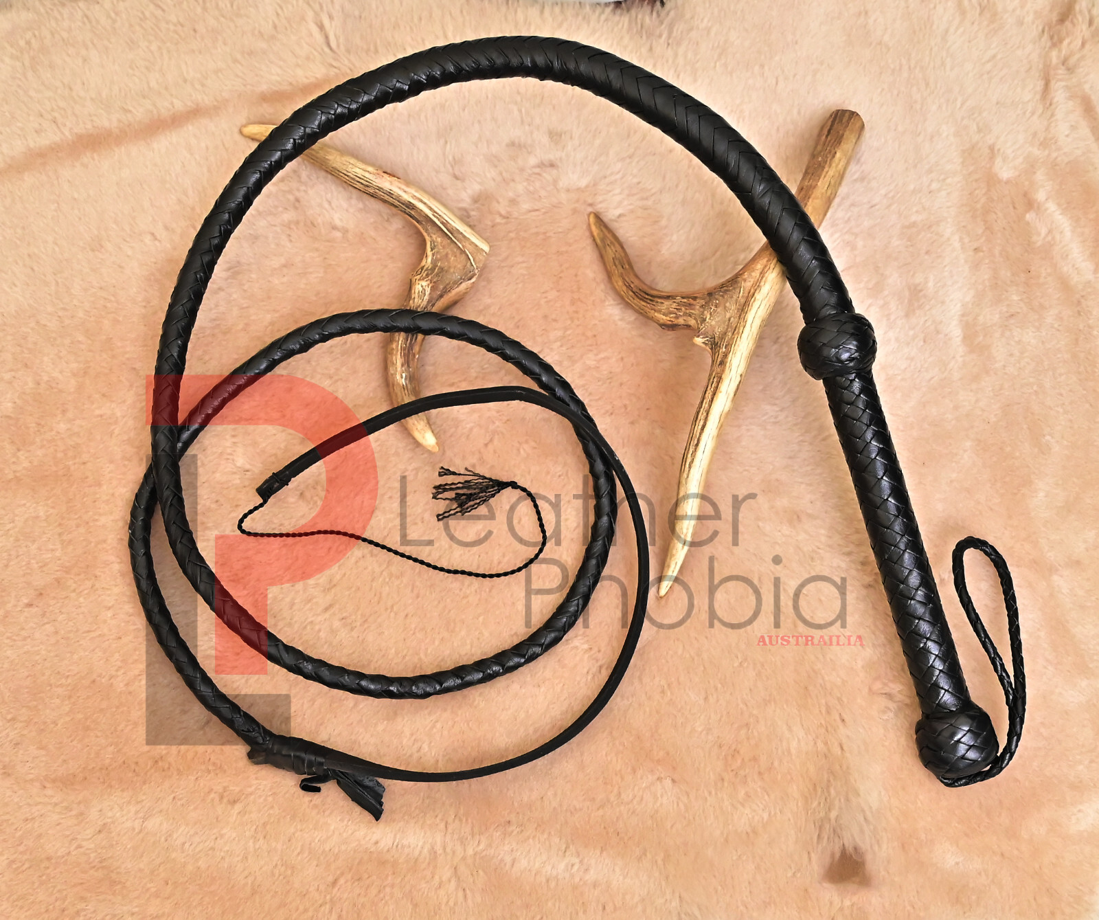 6ft Bull whip Cowhide Leather Whip Handmade Equestrian Professional ...