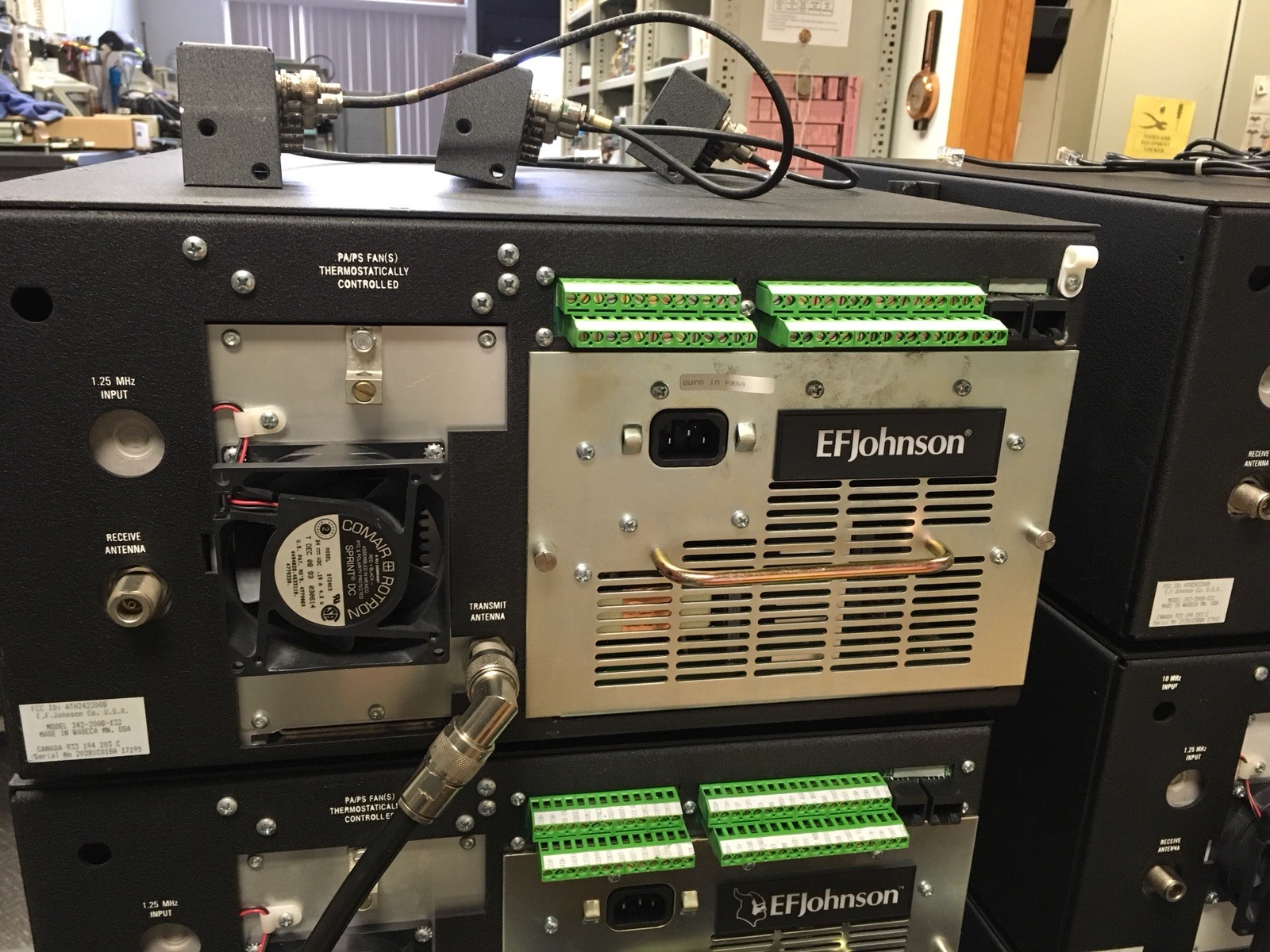 E.F. Johnson LTR Repeater 800 MHz, 25 to 175 Watt. You specify Hi / Low ...