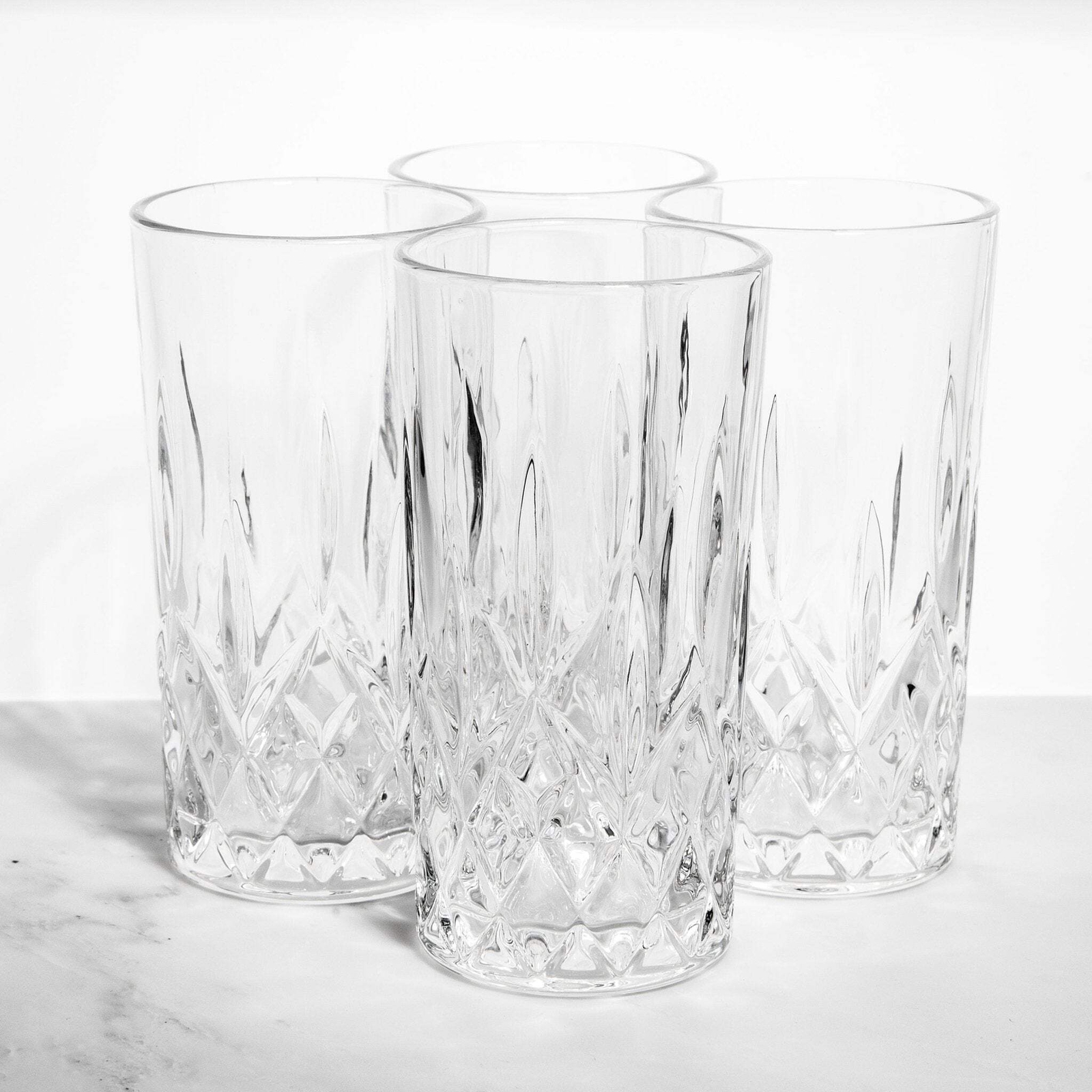 Crystal Clear Tom Collins Glass Set of 4 11.5 Oz | eBay