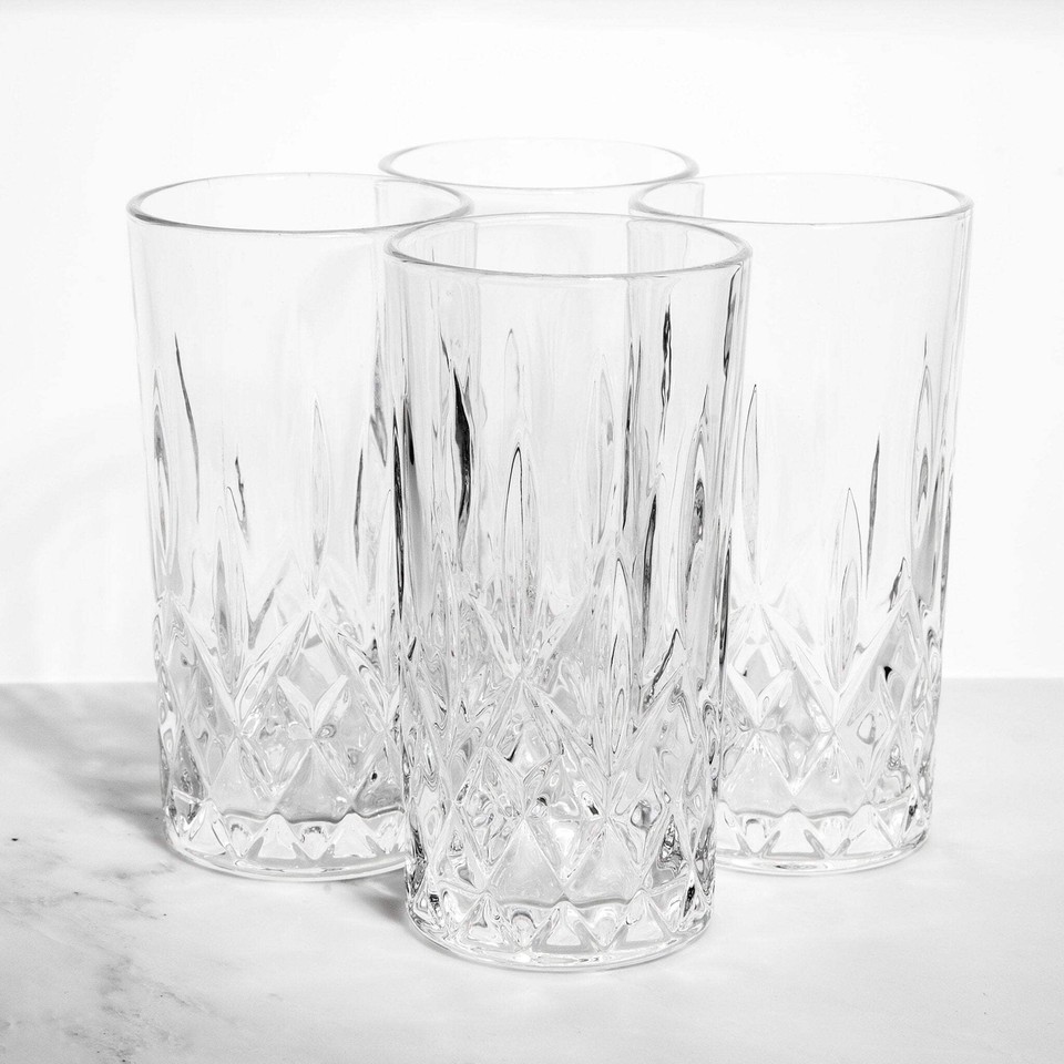 Crystal Clear Tom Collins Glass Set of 4 11.5 Oz | eBay