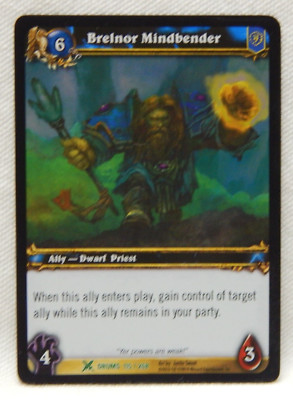 WORLD OF WARCRAFT TRADING CARD 2010, BRELNOR MINDBENDER, DRUMS 115/268 ...