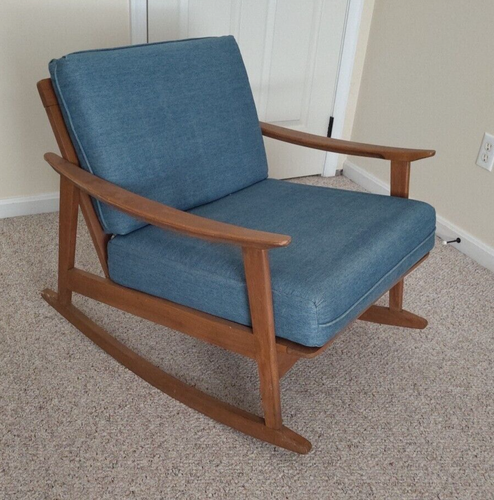 Ole Wanscher for France & Son Danish Mid Century Modern Teak Rocking ...