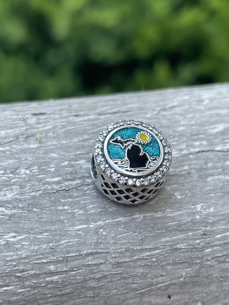 State Of Michigan Pandora Charm