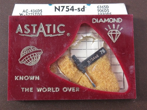 ASTATIC Phonograph Needle N754-SD, AC-436DS, W327STDS, NEW (HB) | eBay