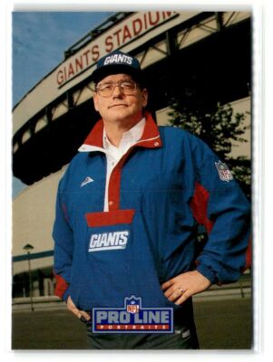 1991 Pro Line Portraits FOOTBALL #289 Ray Handley New York Giants | eBay