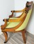 Rare VILLA GARNELO INTERNATCIONAL of Spain Biedermeier Style Armchair ...