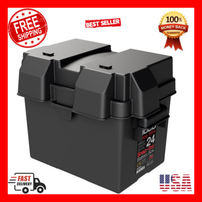SNAP TOP BATTERY BOX Automotive Marine 24 RV Batteries STORAGE Group ...