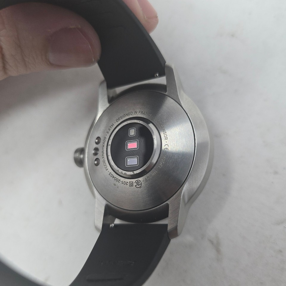 Withings HWA09 Scanwatch 42mm Black Heart Rate Monitor Oximeter | eBay