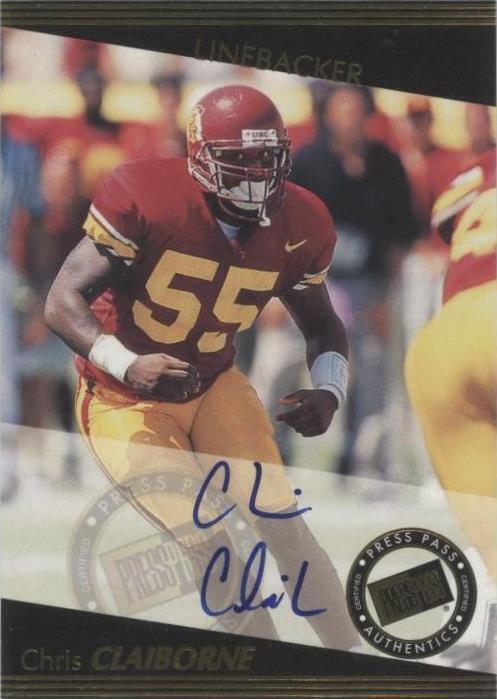 1999 Press Pass - Autographs Chris Claiborne (AU, RC) for sale online ...