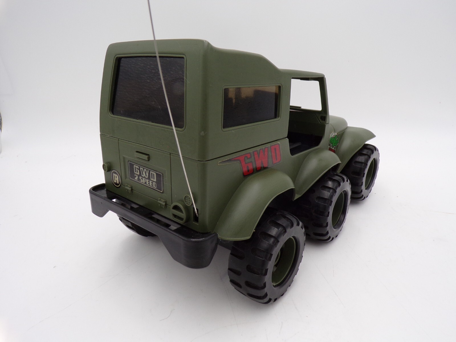 Vintage 80's Tomy Taiyo Japan R/C Military Jeep 6WD MIB Nikko Shinsei ...