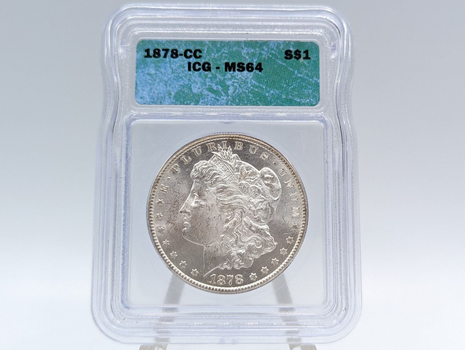 1878-CC ICG MS64 Morgan Silver Dollar **Absolutely Glows, Stunning ...