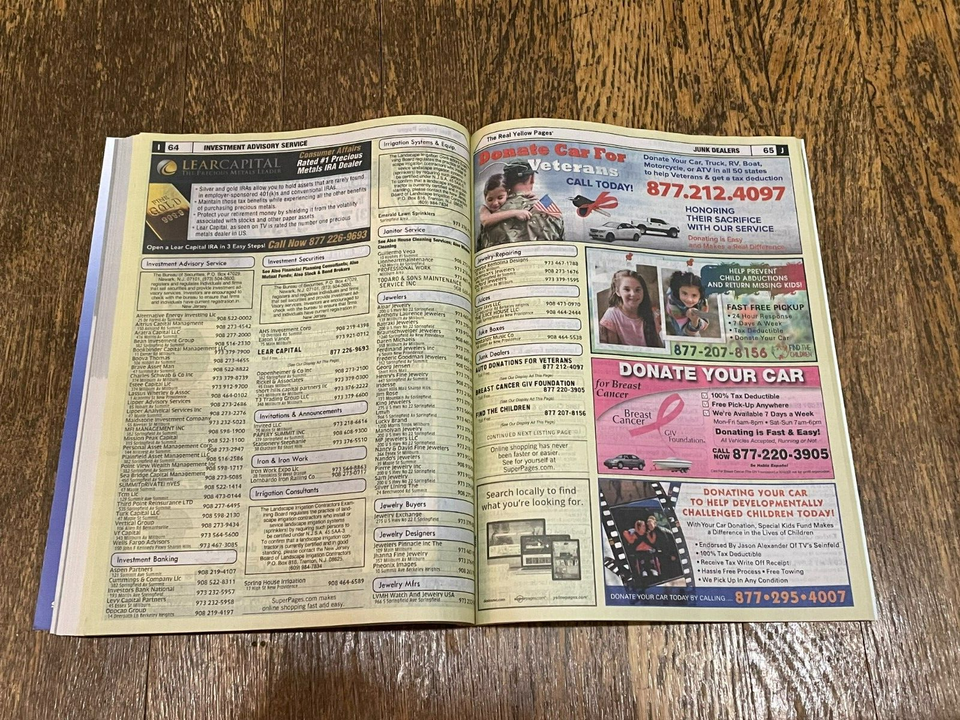 Union Essex County New Jersey Yellow Pages Phone Book 2019 Summit ...