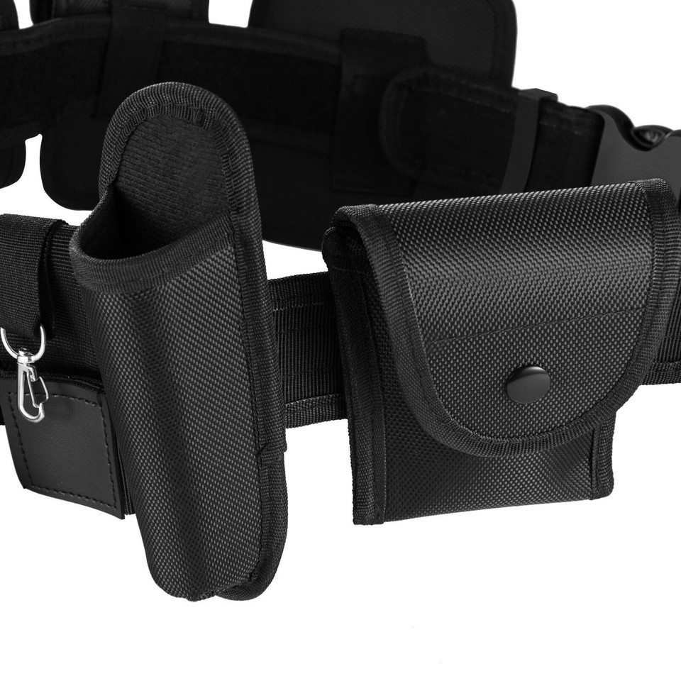 New Tactical Nylon police Security Guard Duty Belt Utility Kit System ...