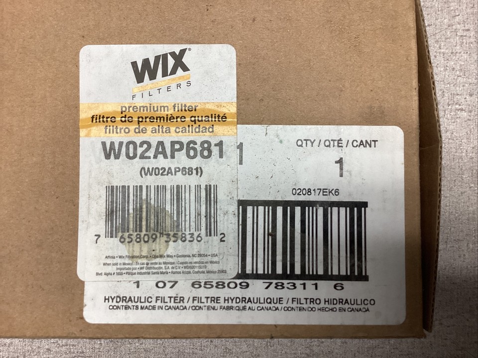 NEW IN BOX! Wix W02AP681 Filter - New Old Stock! #3139FML-H21 | eBay