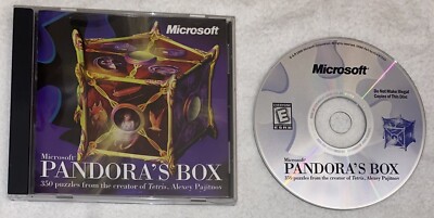 Pandora's Box (PC CD-ROM, 1999) Microsoft Puzzle Game In Jewel Case W ...