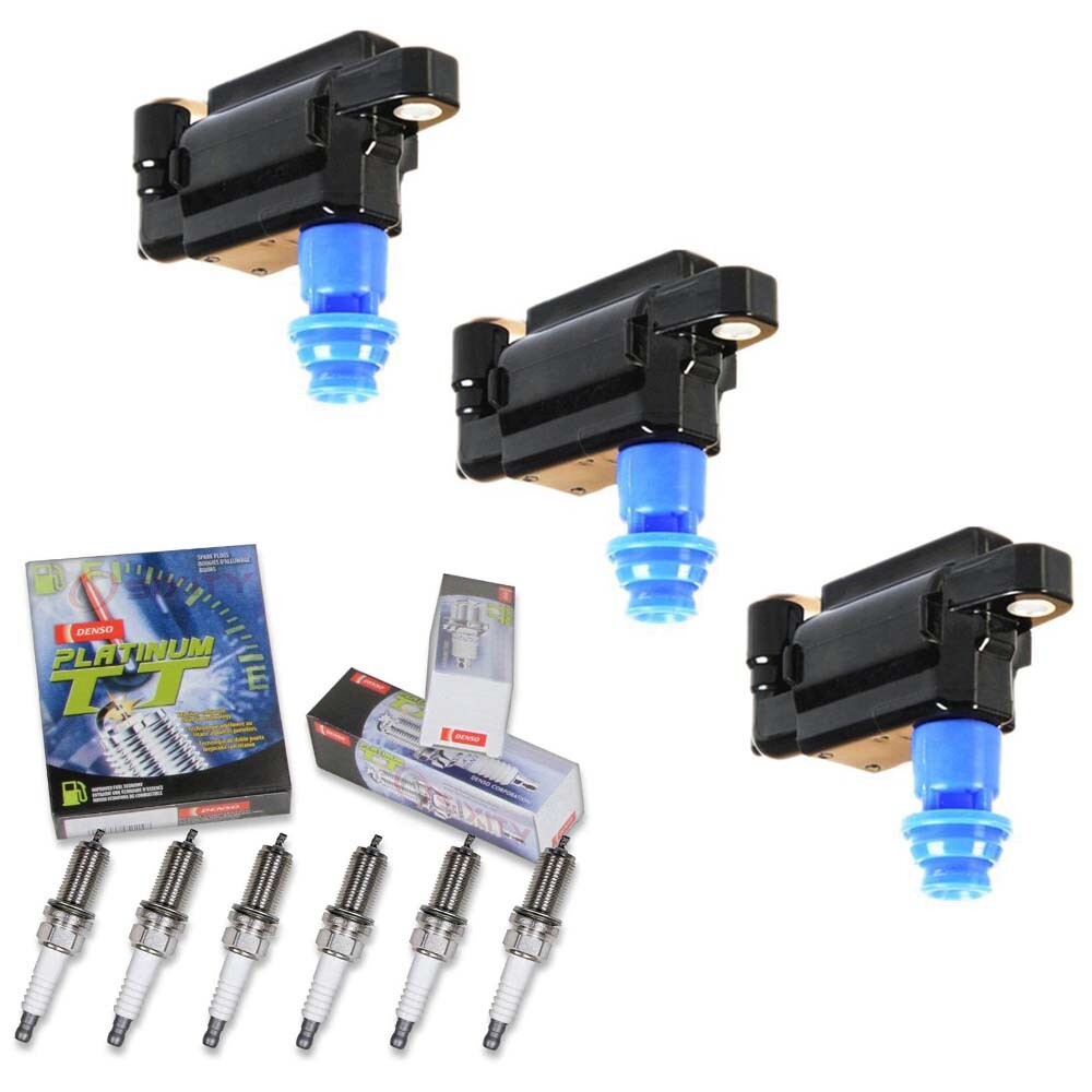 3 pcs Ignition Coils Denso 4503 Spark Plug for 01-05 Lexus GS300 IS300 ...
