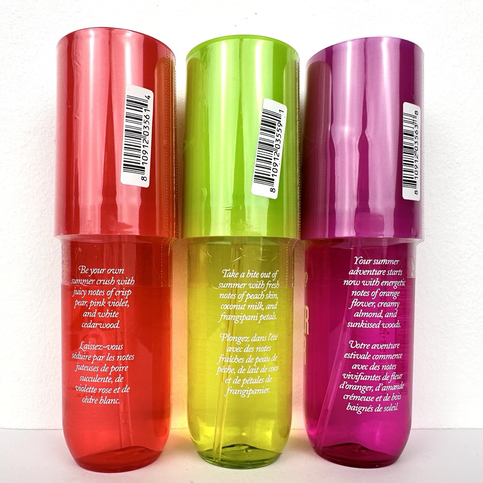 Sol de Janeiro SUMMER Perfume Mist Trio AMOR BEIJOS CARIOCA CRUSH Gift ...