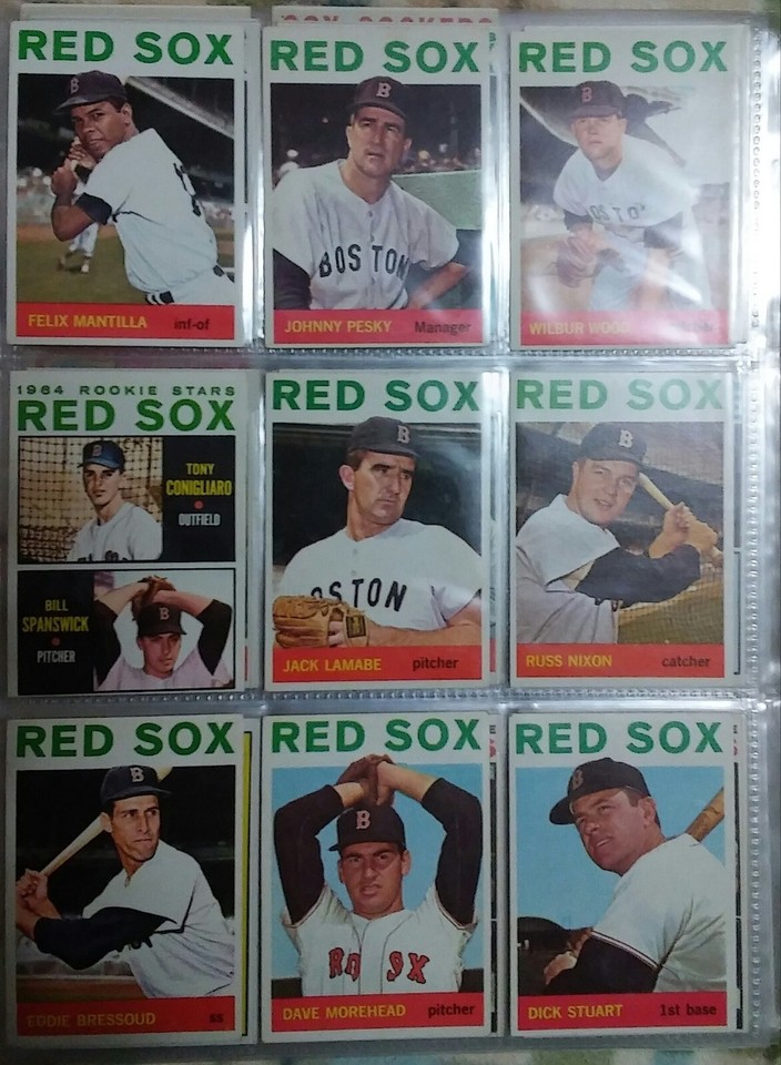 Boston Red Sox baseball cards team sets | eBay
