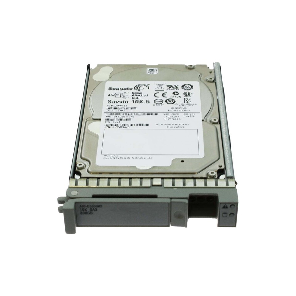 Cisco SAS Festplatte 300GB 10k SAS 6G SFF Secure Network Server 3415 ...