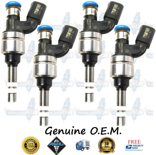 Reman Genuine OEM AC Delco 4x GDI 2.4l Equinox Lacrosse Fuel Injectors ...