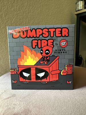 SDCC 2024! 100% Soft x Marvel DEADPOOL Dumpster Fire Limited Edition ...