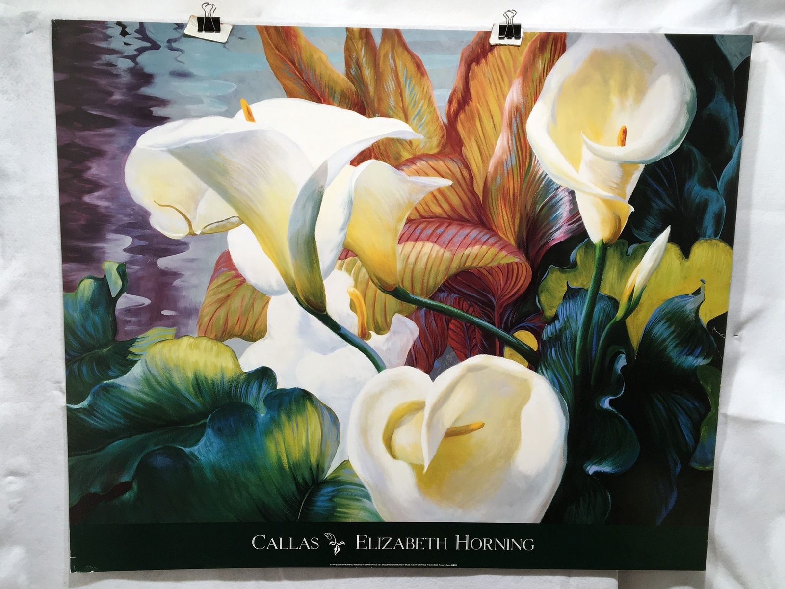Elizabeth Horning "Callas" Lithograph Art Print 33" x 40" | eBay