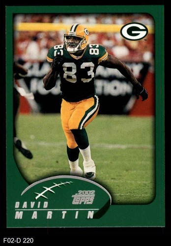 2002 Topps #220 David Martin Packers Tennessee 8 - NM/MT | eBay
