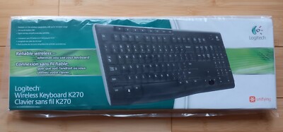 Logitech K270 Wireless Keyboard PC/MAC Includes Unifying Receiver (New ...