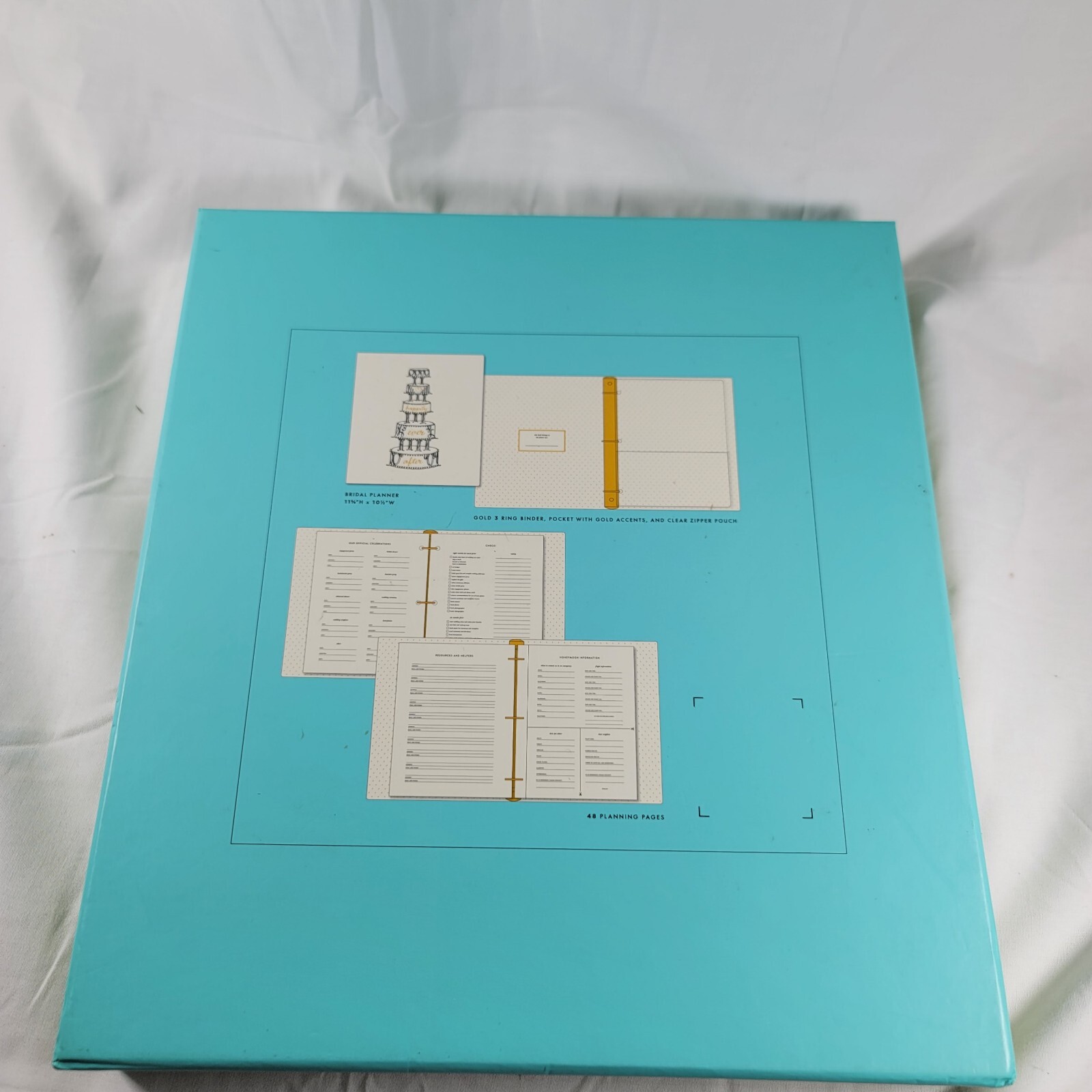 Kate Spade Wedding Planner Organizer Binder Happily Ever After 48 Page ...