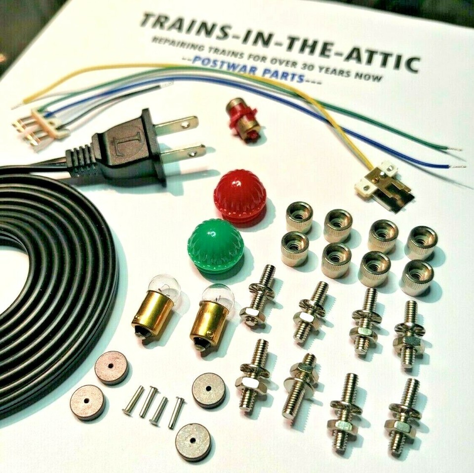 LIONEL ZW TRANSFORMER CORD REBUILD KIT & LIONEL E UNIT REPAIR KIT | eBay
