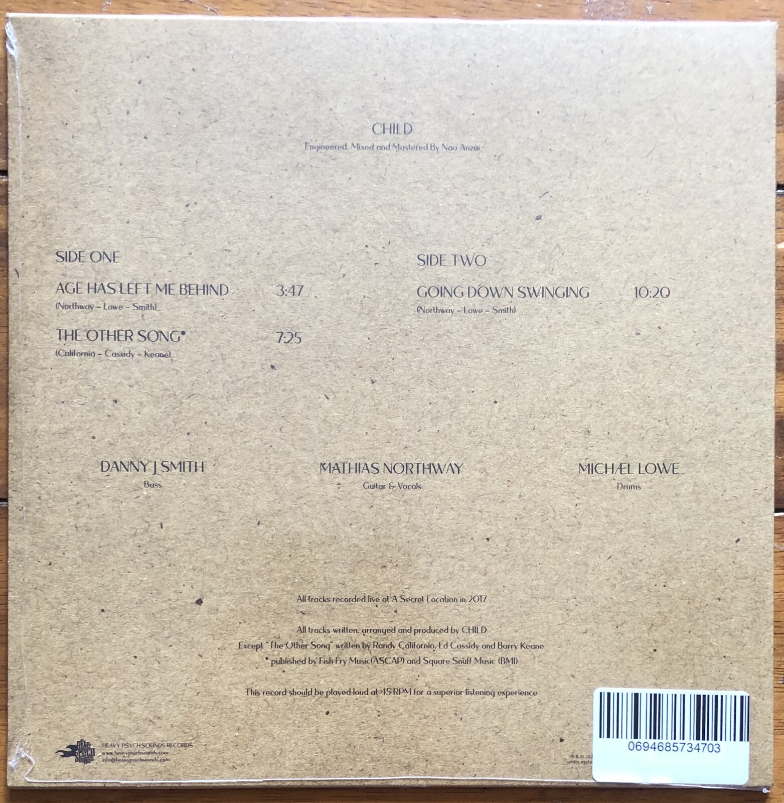 Child Soul Murder Orange Red Splatter Vinyl Record New Sealed ...