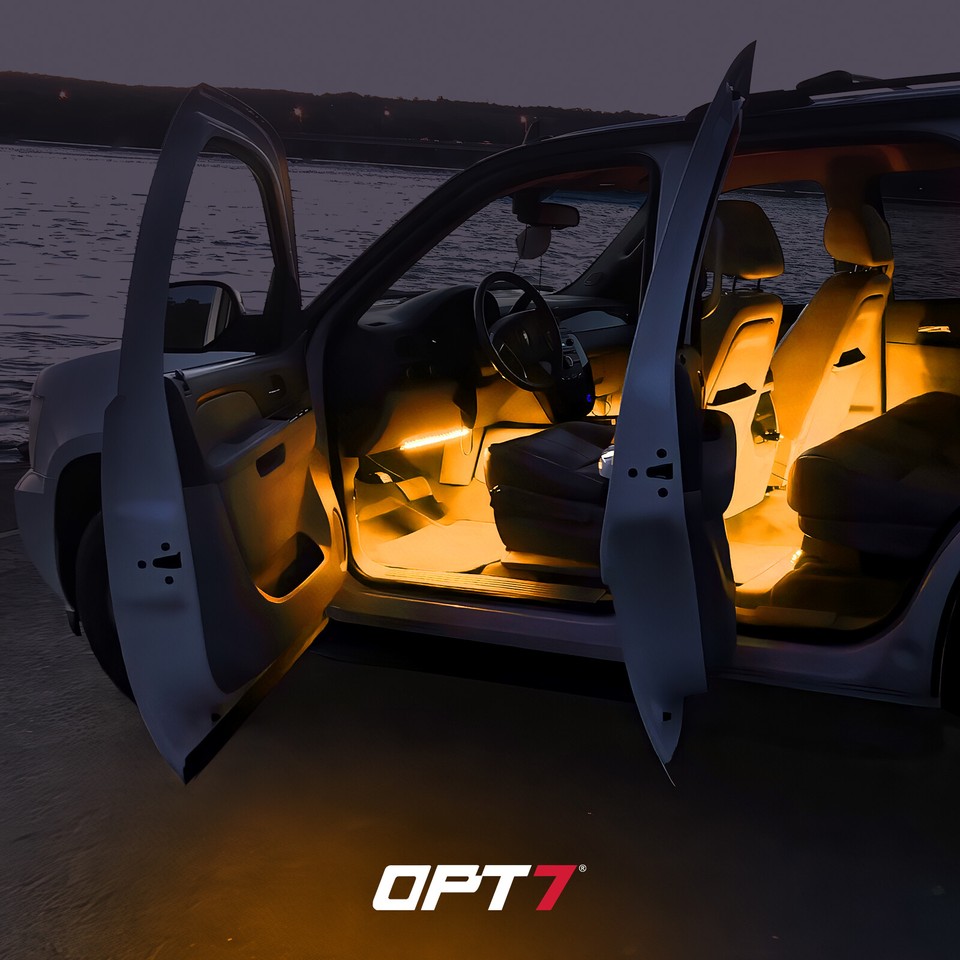 OPT7 Aura LED Interior Light Kit 4pc/6pc 12-Inch Smart Strips with ...