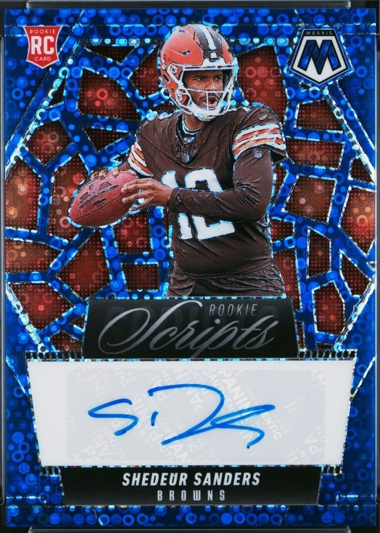 2025 Panini Mosaic - Rookie Scripts Shedeur Sanders #RS-SSS No Huddle ...